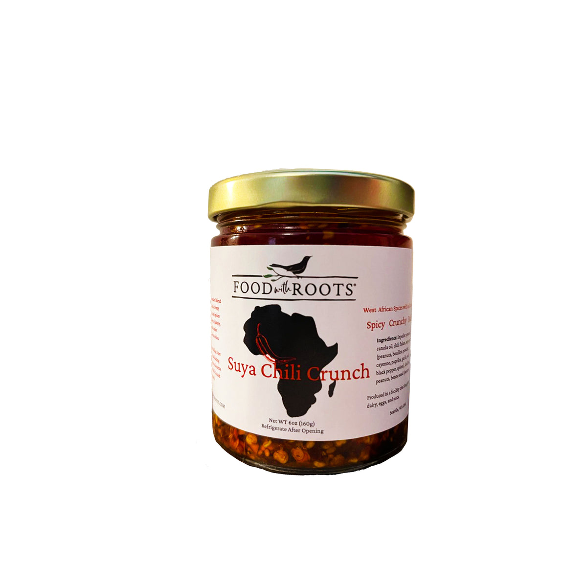 Suya Spiced Chili Crunch (contains peanuts) – Food with Roots